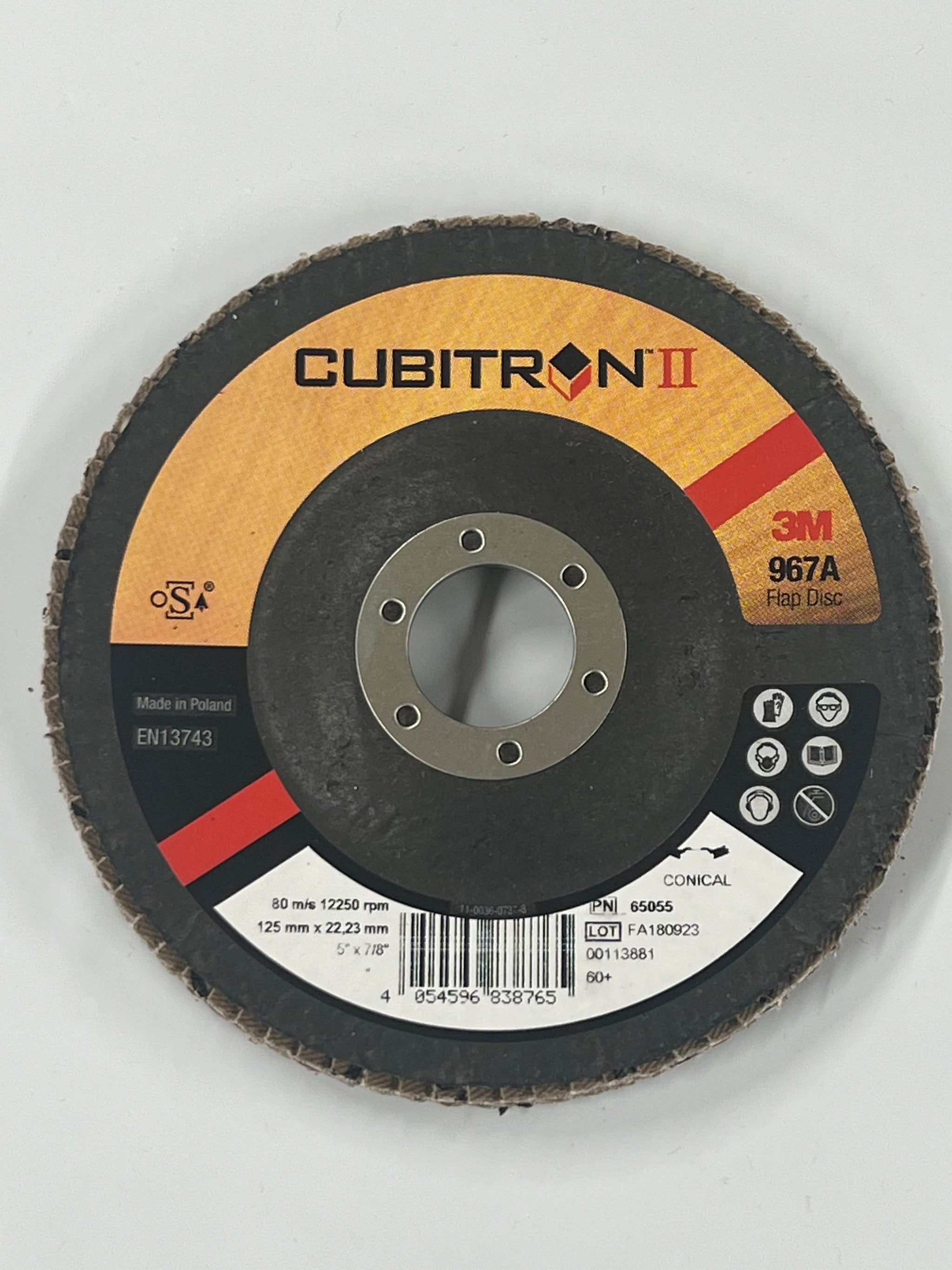 3M Cubitron II 967A Flapdisc 125mm P60+